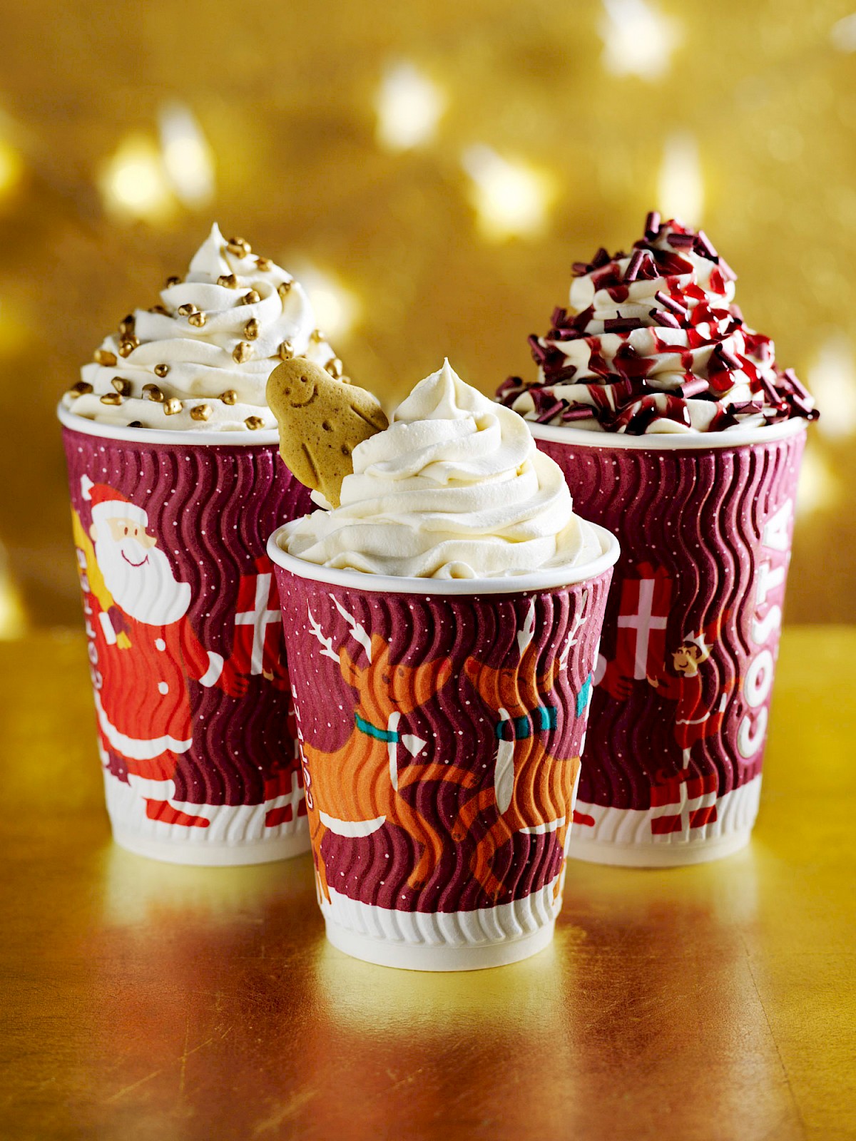 Costa Festive Chocolate Drink Christmas Range in Takeaway Cups with ...