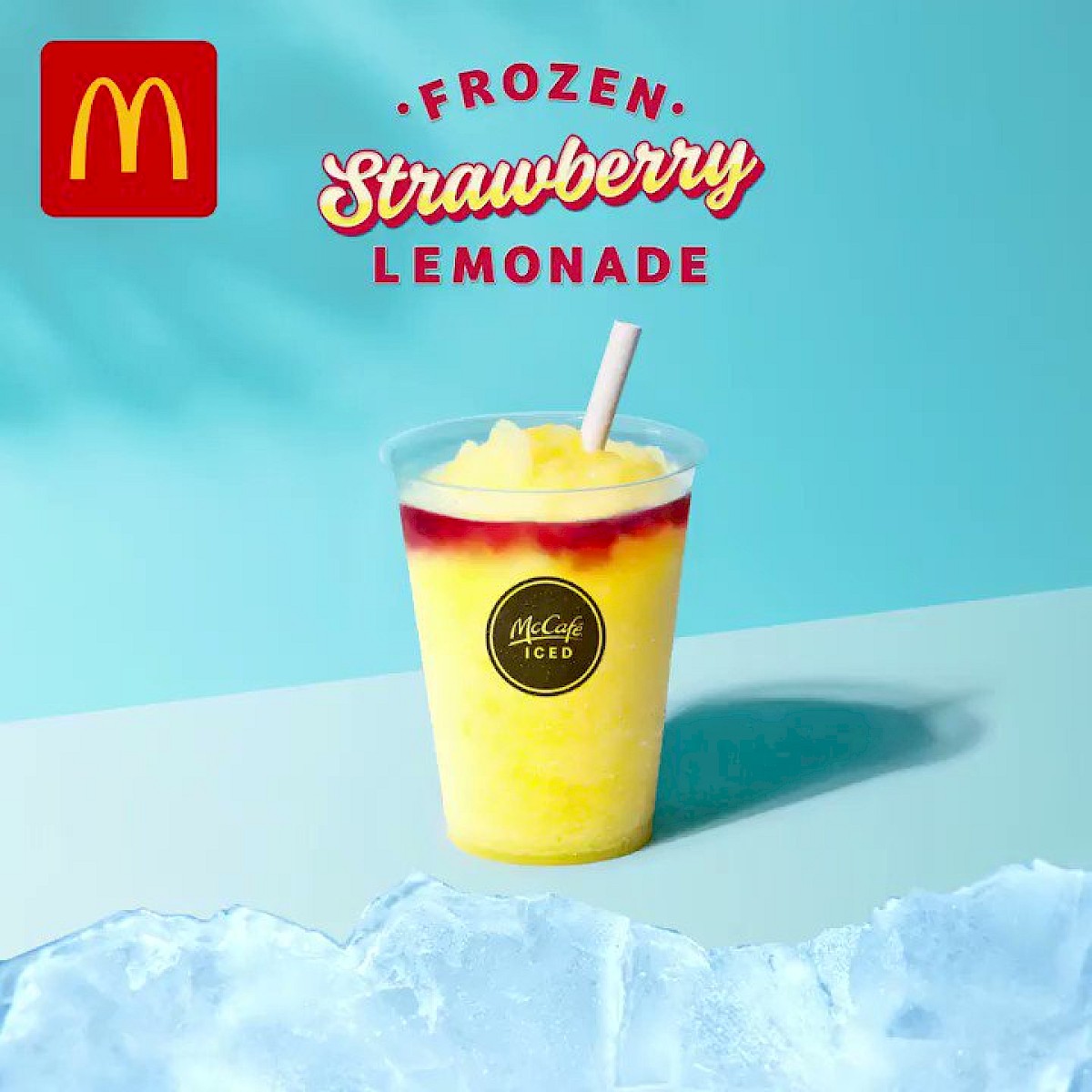 McDonald's Frozen Strawberry Lemonade - Karen Thomas Photography